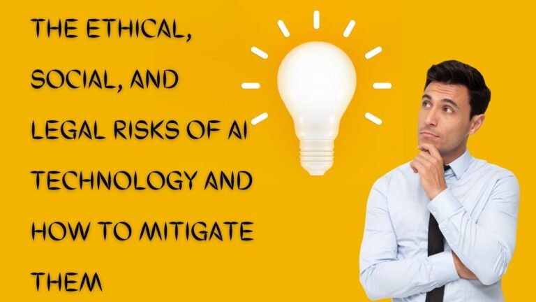 The Ethical, Social, and Legal Risks of AI Technology and How to Mitigate Them – Rodzina ...